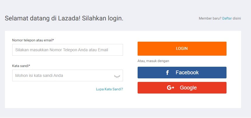 Cara Login Lazada Tanpa Aplikasi, Mudah Banget! – Teknokra.com